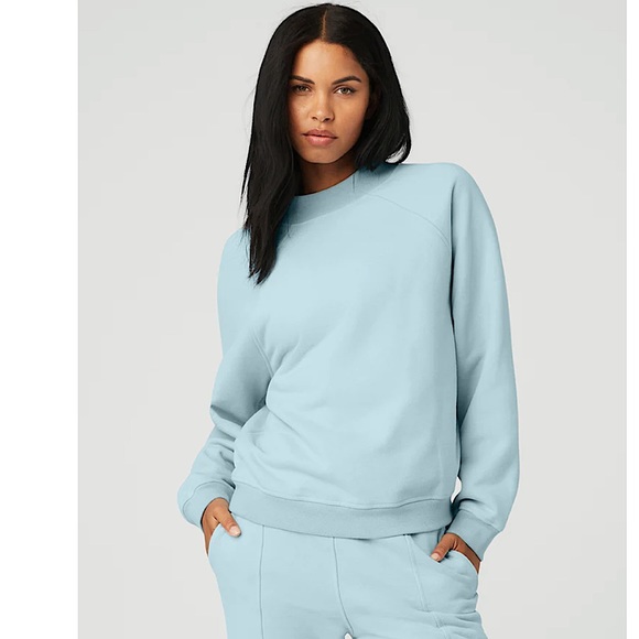 ALO Yoga | Tops | Alo Heavy Weight Free Time Crew Neck Pullover | Poshmark